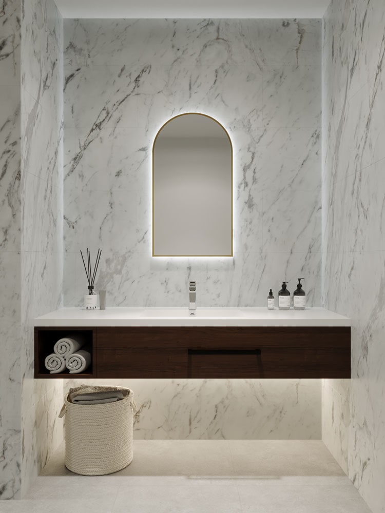 Remer A-Series Arch LED Mirror – Mirrors Direct