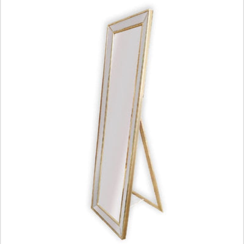 Arlette Gold Full Length Mirror with Stand – Mirrors Direct
