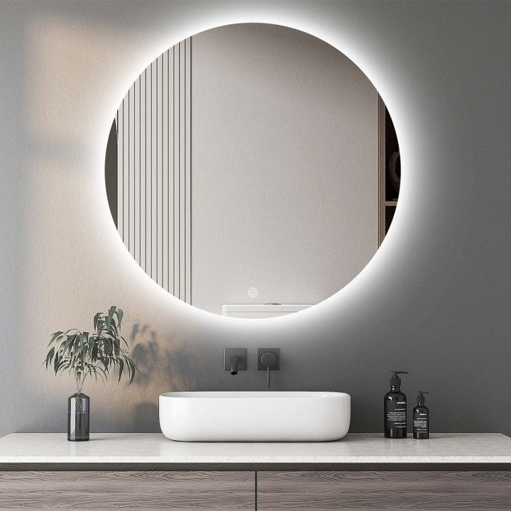 Round LED Backlit Mirrors – Mirrors Direct