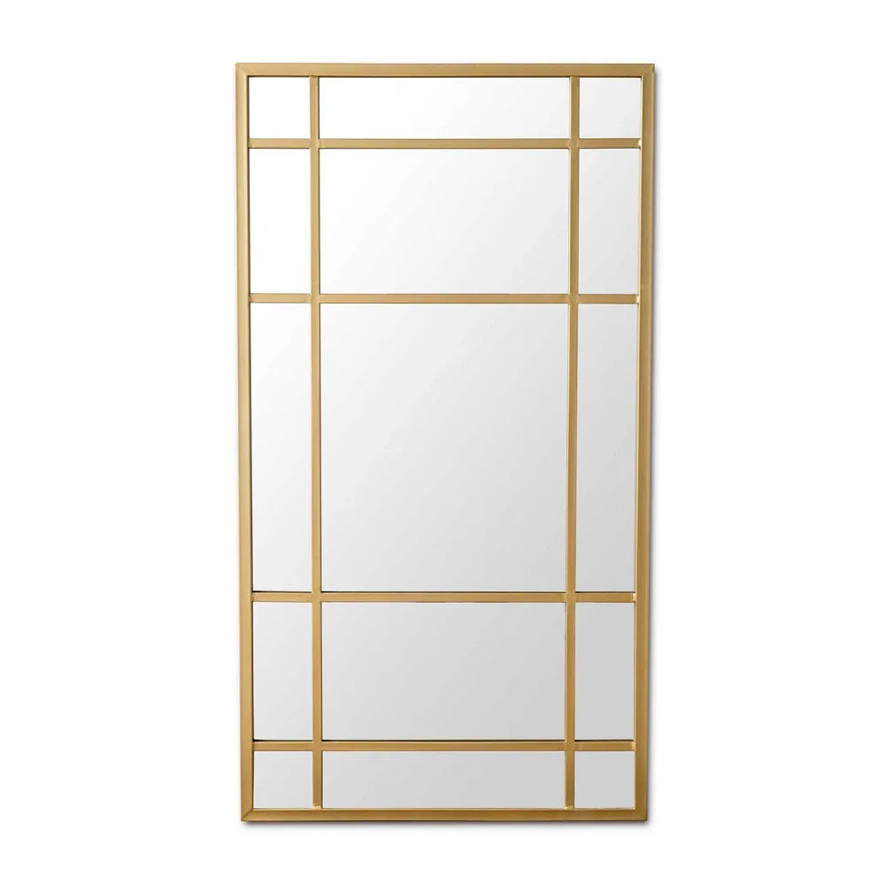 Dana Gold Panel Floor Mirror – Mirrors Direct