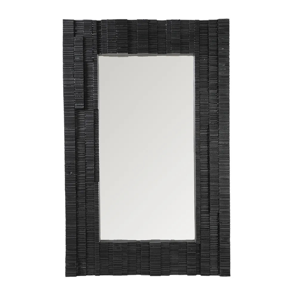 Dunbar Wall Mirror - Rectangle Black – Mirrors Direct