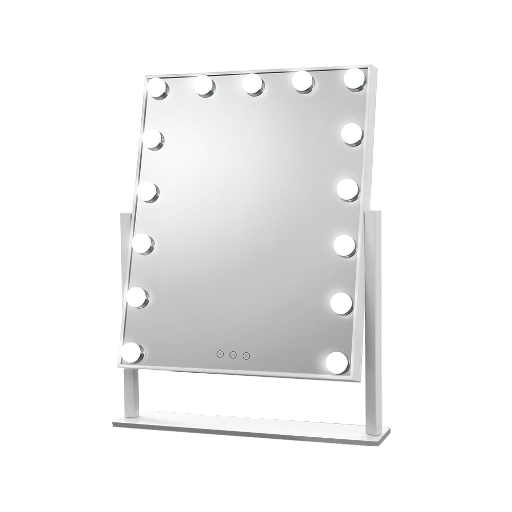 Embellir LED Hollywood Mirror With 15 Bulbs 40x50cm – Mirrors Direct