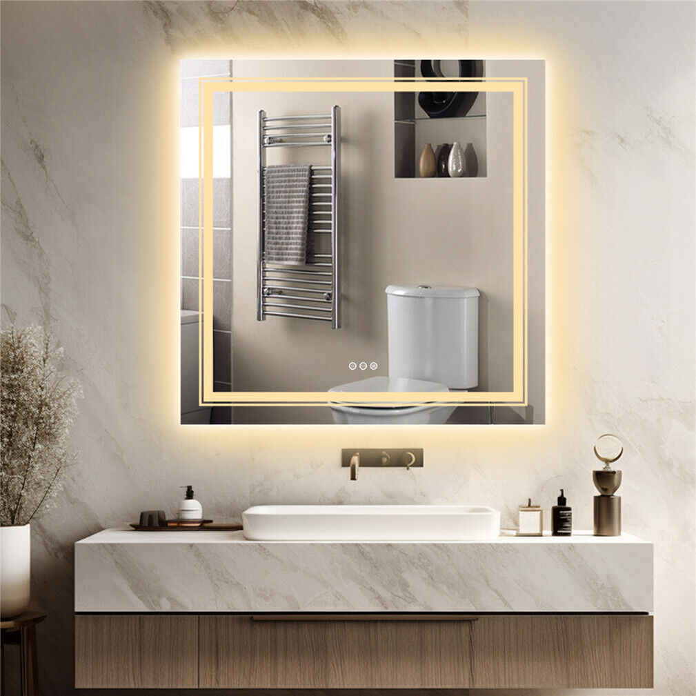 Livia Square LED Mirror – Mirrors Direct
