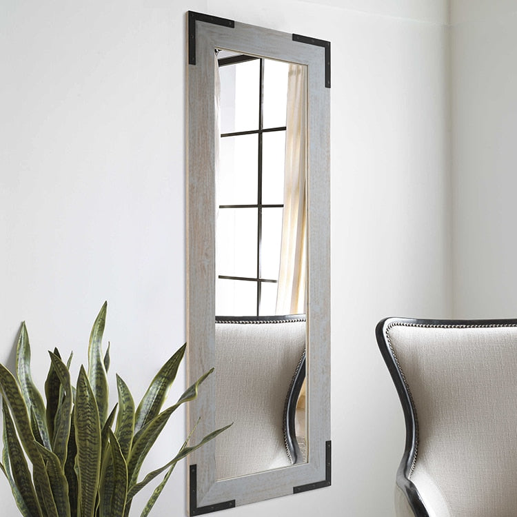 Morgana Silver Grey Modern Mirror – Mirrors Direct