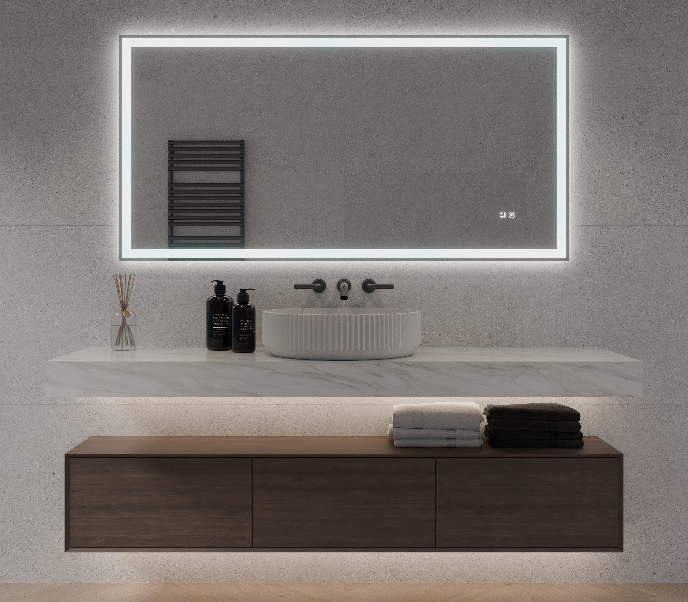 Shop LED Bathroom Mirrors Online | Free Shipping – Mirrors Direct