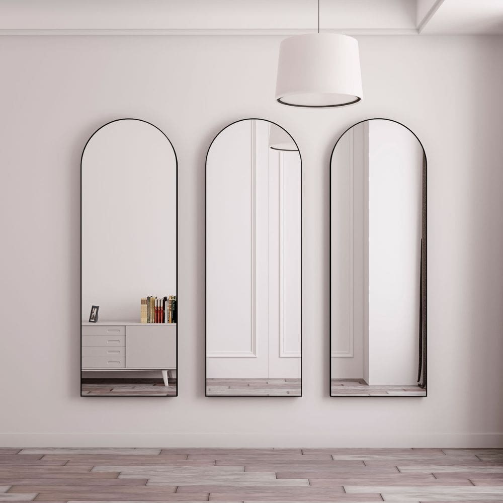 Piza Arch Black Full Length Mirror – Mirrors Direct