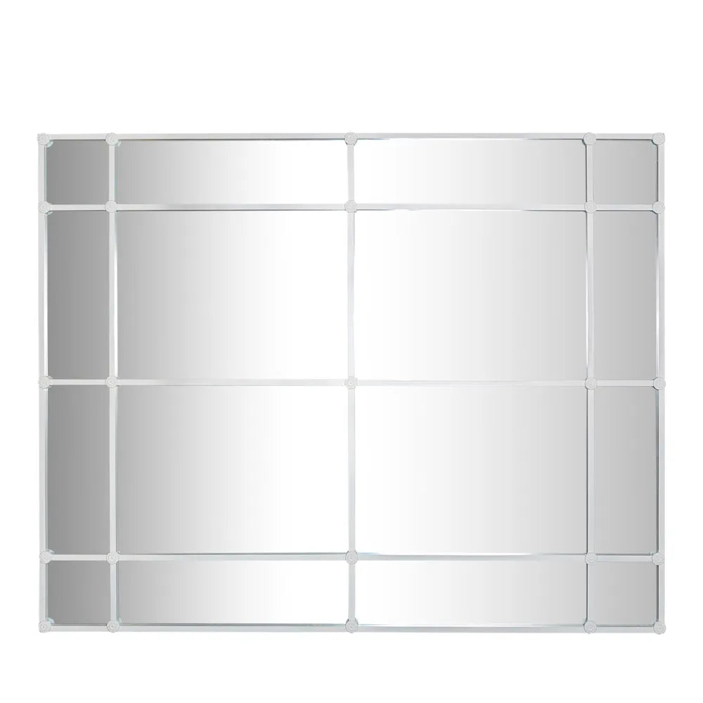 Savina Large White Panel Mirror – Mirrors Direct