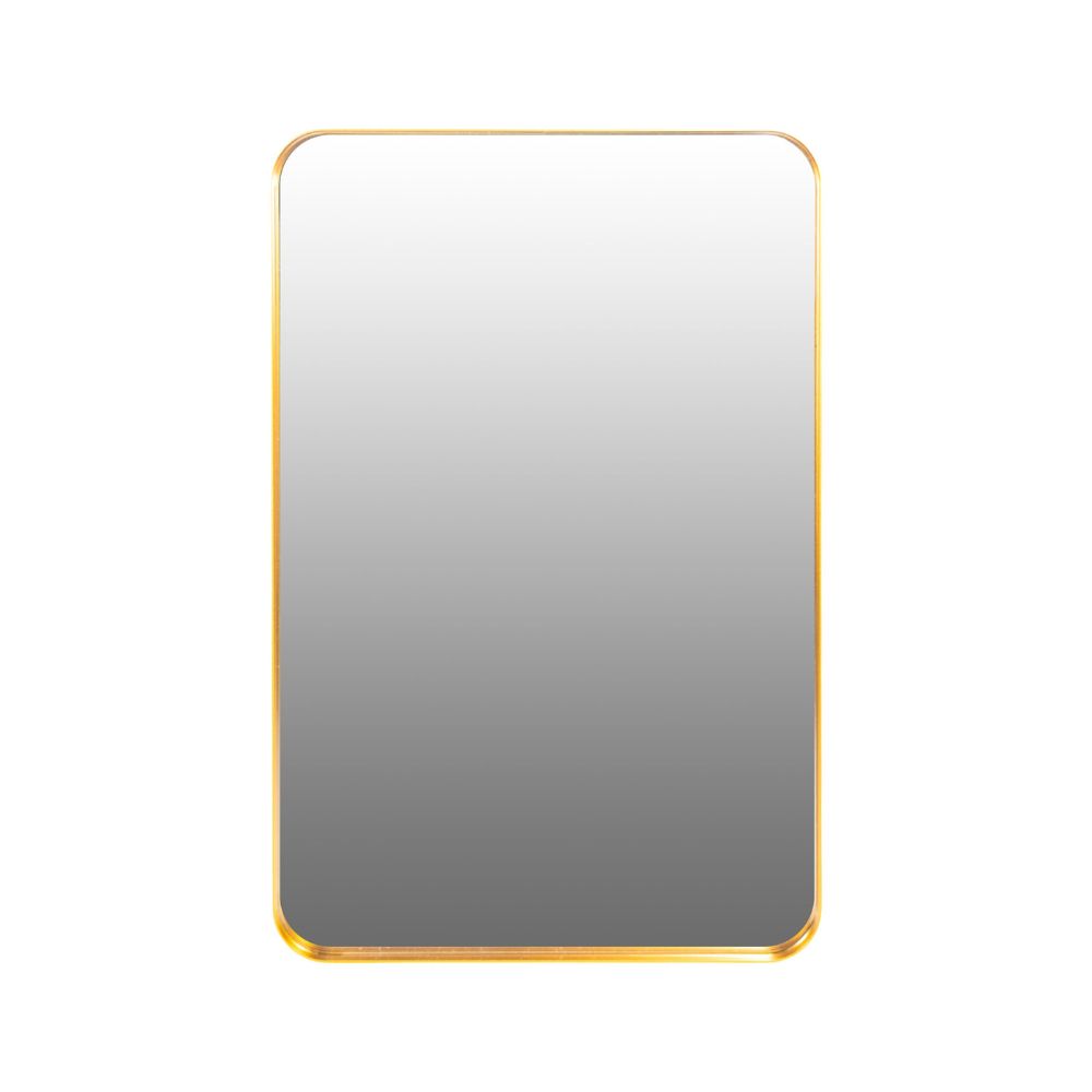 Sienna Gold Soft Edge Rectangle Mirror – Mirrors Direct
