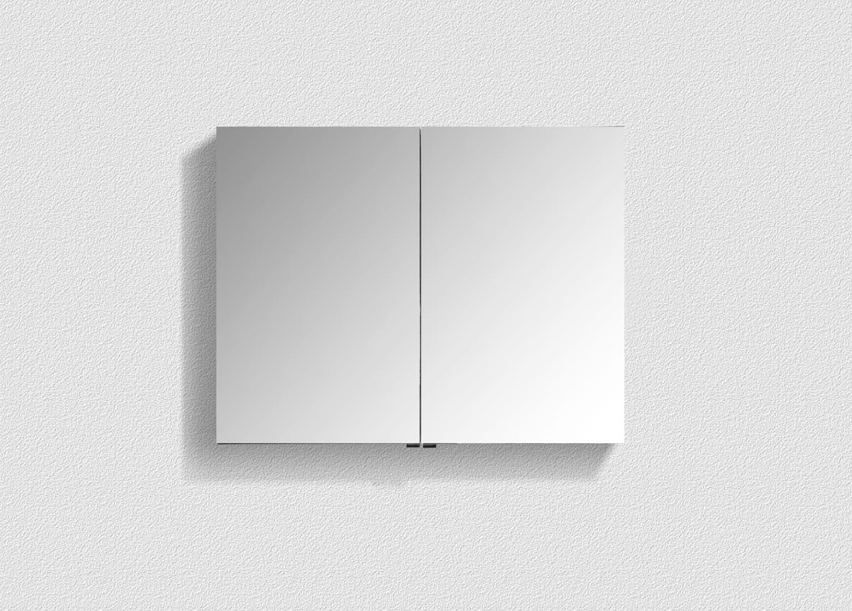 Belbagno Two Door LED Shaving Cabinet – Mirrors Direct