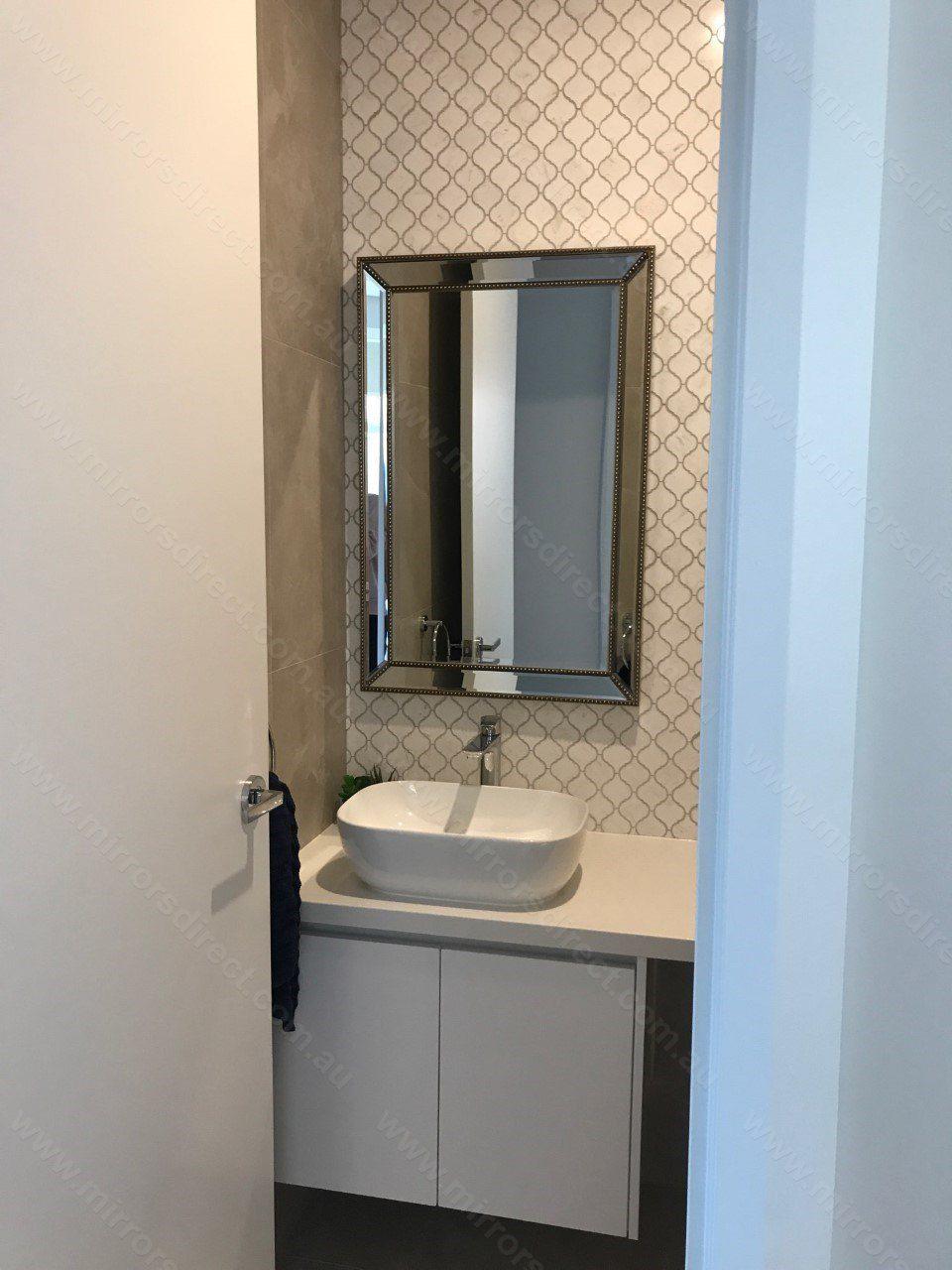 Zeta Wall Mirror - Antique Silver - Lowest Price w/ Free Shipping ...