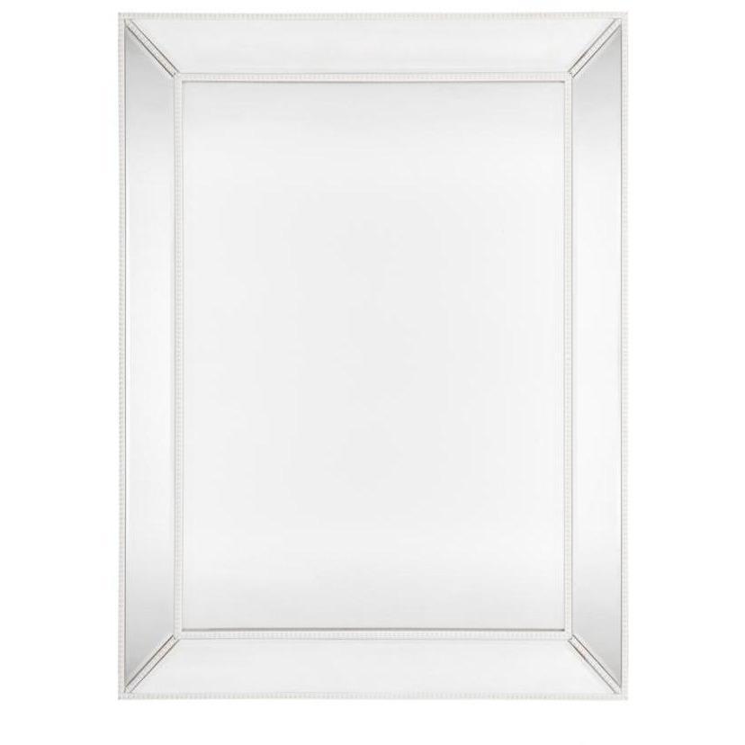 Zeta Wall Mirror - White - Lowest Price w/ Free Shipping – Mirrors Direct