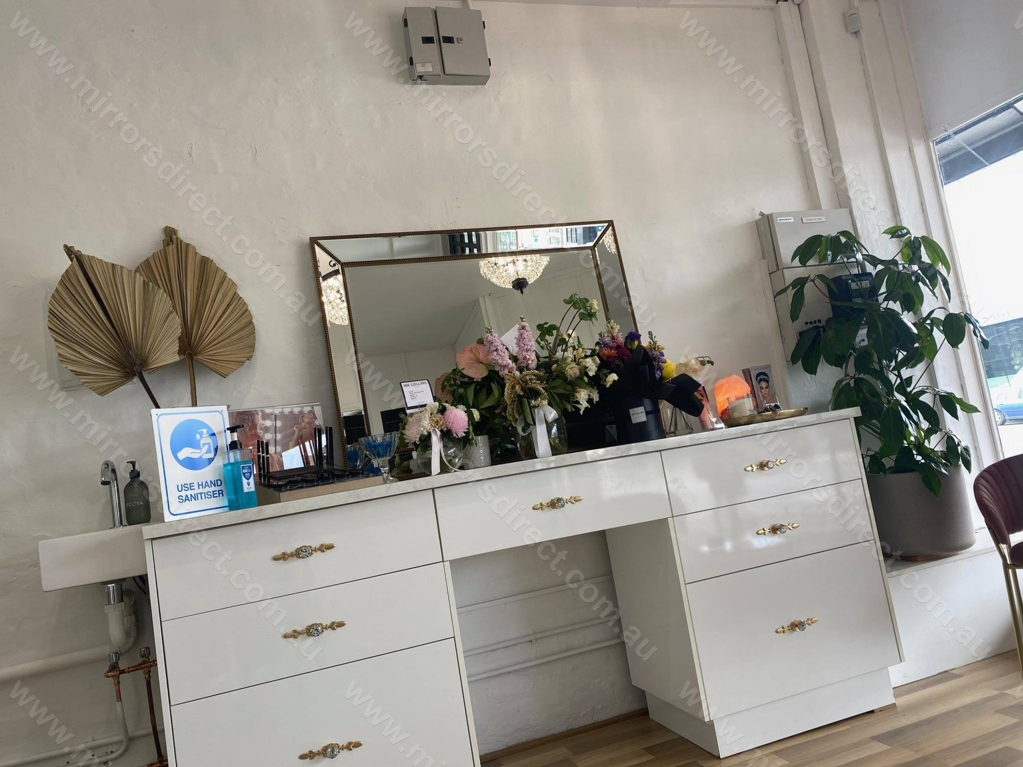 Zeta Wall Mirror - Antique Gold - Lowest Price w/ Free Shipping ...